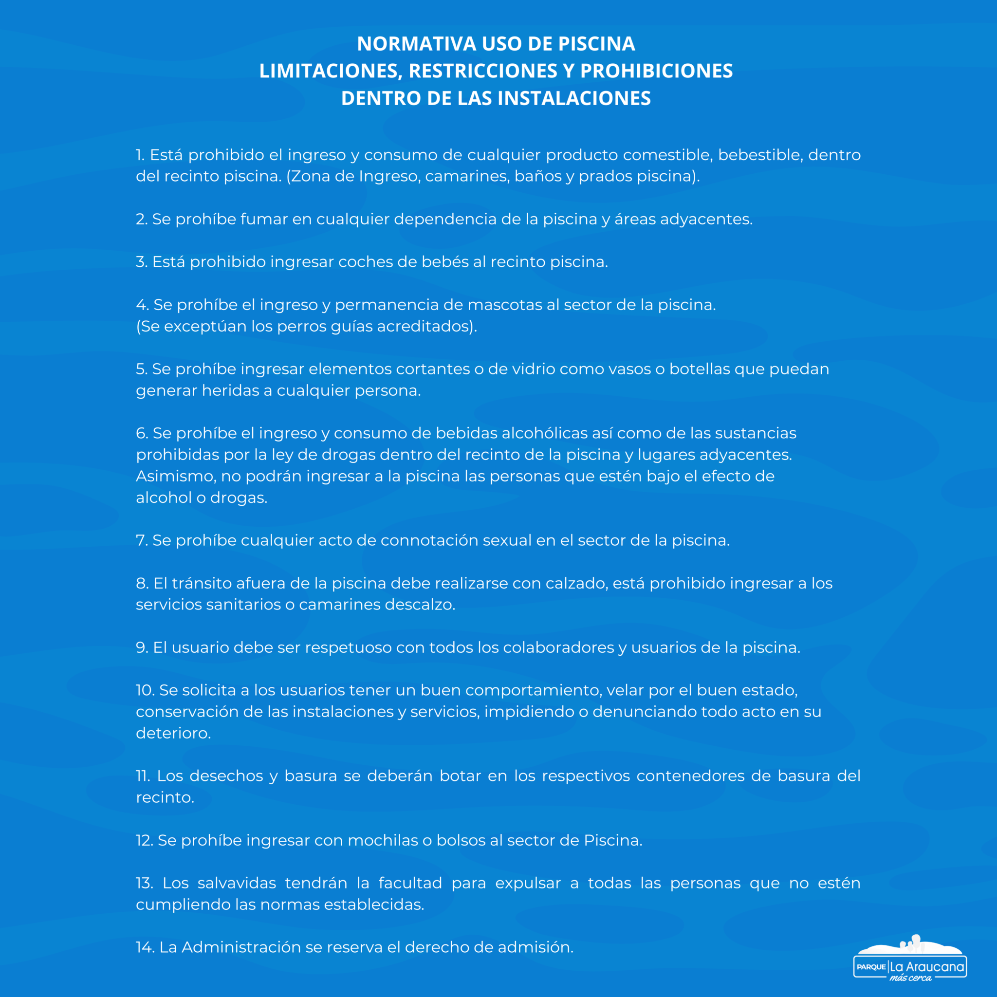Piscina - Parque La Araucana
